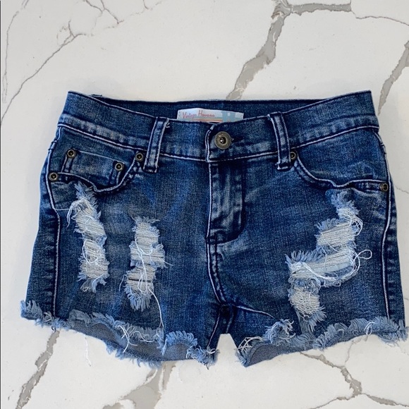 Vintage Havana | Bottoms | Vintage Havana Girls Distressed Shorts ...